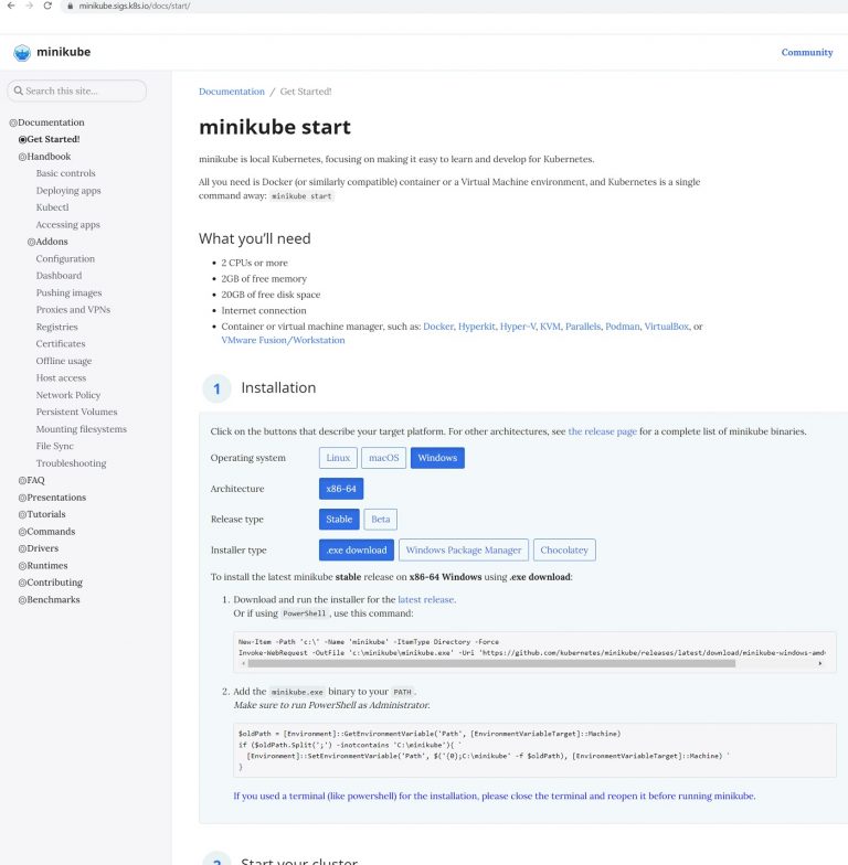 Kubernetes - Introducción a MiniKube e instalación en Windows 11