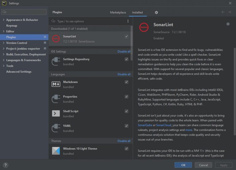 SonarQube - Introducción e instalación de SonarQube, SonarScanner CLI, y SonarLint