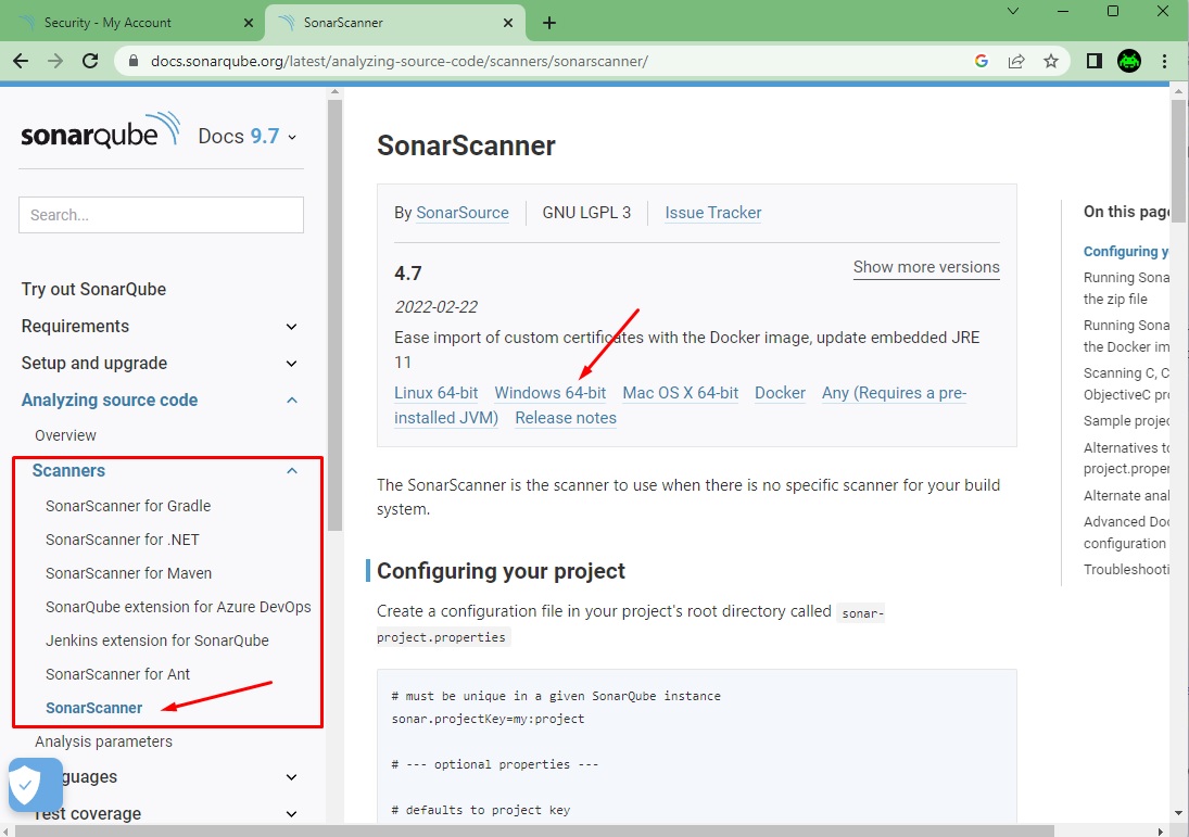 SonarQube - Introducción e instalación de SonarQube, SonarScanner CLI, y SonarLint
