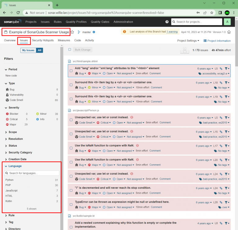 SonarQube - Introducción e instalación de SonarQube, SonarScanner CLI, y SonarLint