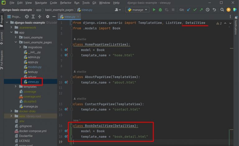 Ejemplo de un proyecto básico con Python, Django y PyCharm - II
