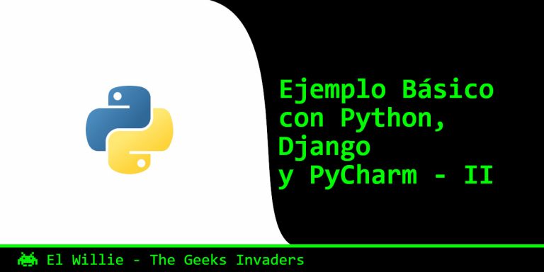 Ejemplo de un proyecto básico con Python, Django y PyCharm - II