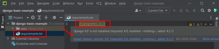 Ejemplo de un proyecto básico con Python, Django y PyCharm
