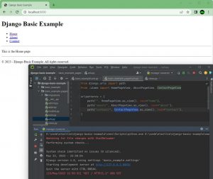 Ejemplo de un proyecto básico con Python, Django y PyCharm