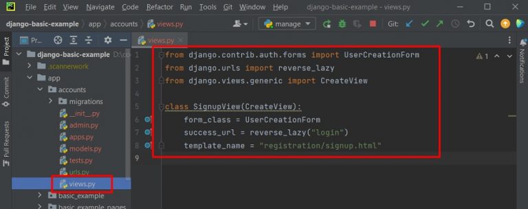 Ejemplo de un proyecto básico con Python, Django y PyCharm - II