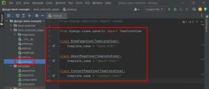 Ejemplo de un proyecto básico con Python, Django y PyCharm